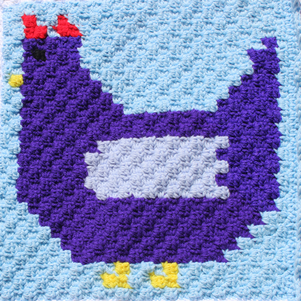 Chicken C2C Afghan Crochet Pattern – My Fingers Fly