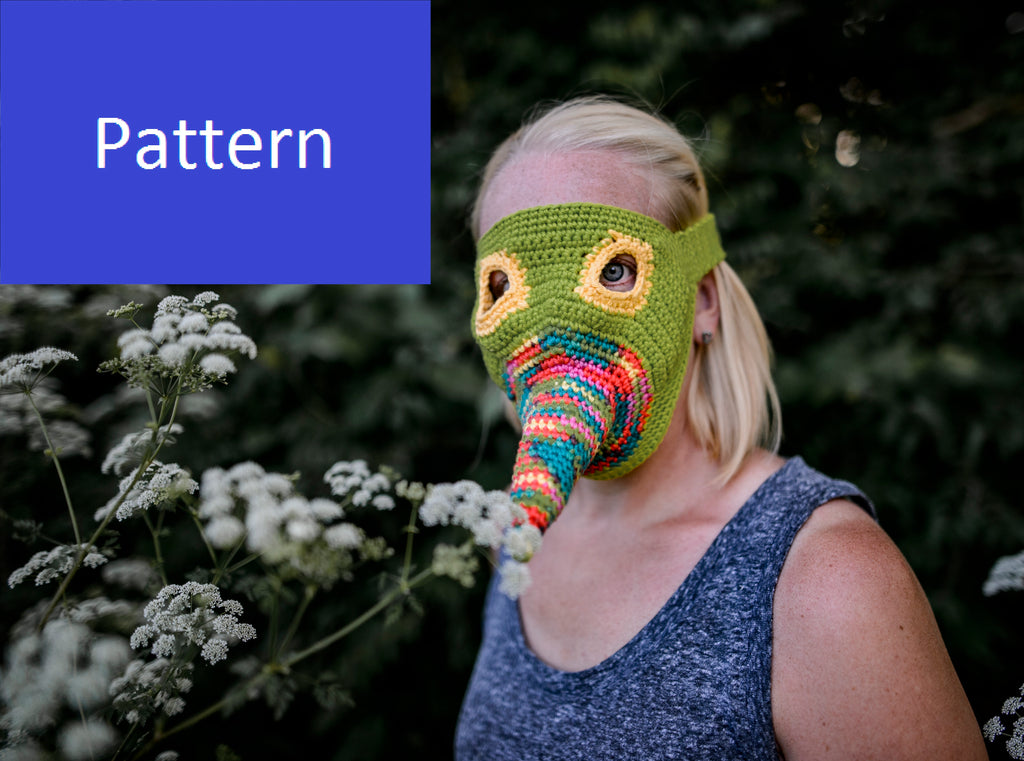 Colorful Plague Mask Crochet Pattern for Halloween – My Fingers Fly