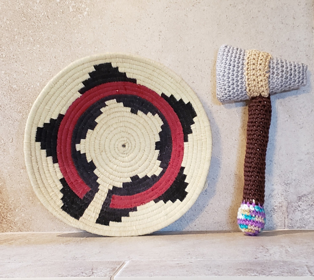 Tomahawk Baby Rattle Crochet Pattern – My Fingers Fly